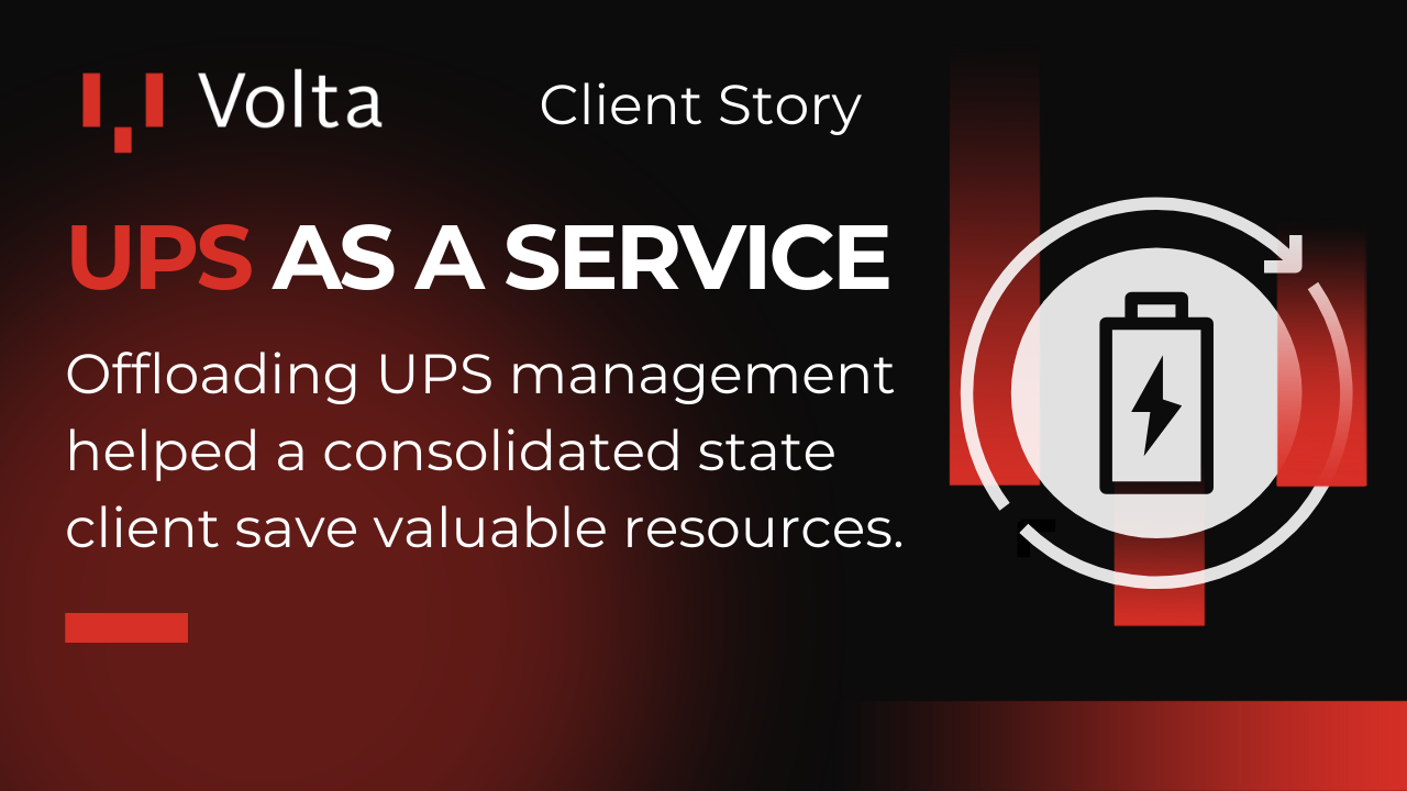 UPS as a Service for Government | Volta